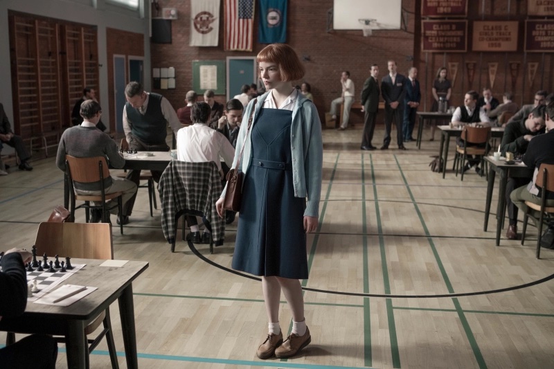 The Queen's Wardrobe: A Glimpse Into Beth Harmon's Costumes and The ...